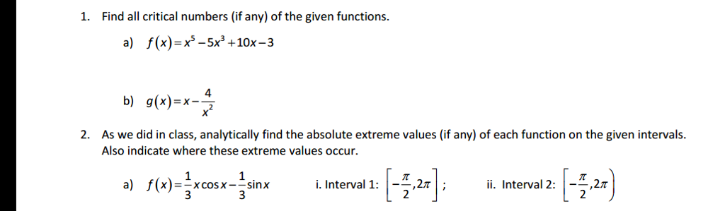 Solved Can I get the answer and solution for 1 A and B | Chegg.com