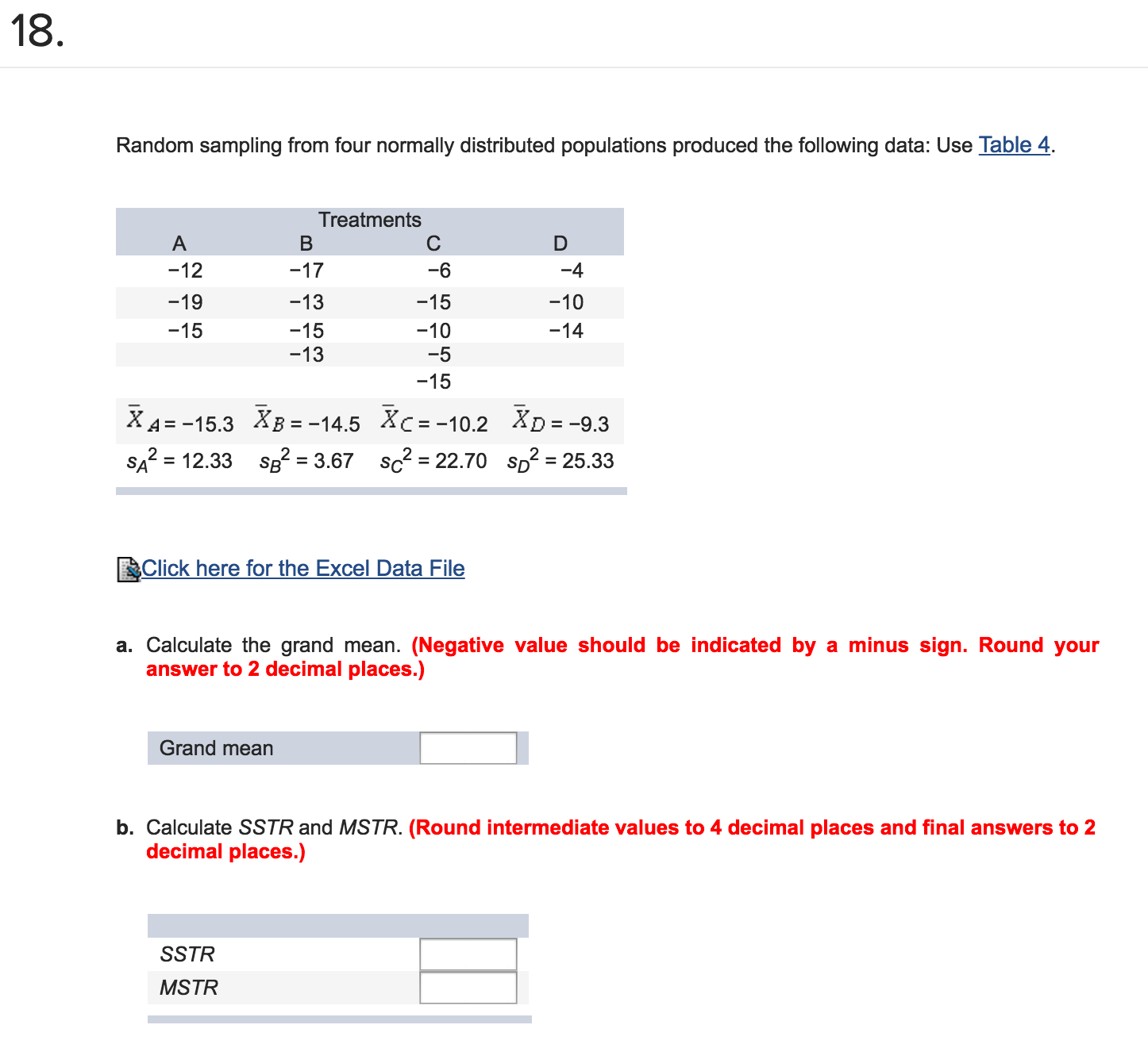 Solved Random sampling from four normally distributed | Chegg.com