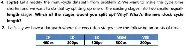 Solved Lets Modify The Multi Cycle Datapath From Problem 2