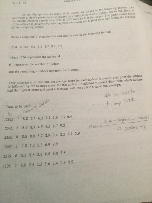 Solved At the Olympic Games many of the events are judged in | Chegg.com