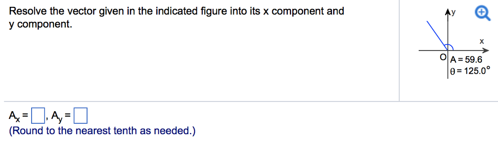 Solved Resolve the vector given in the indicated figure into | Chegg.com