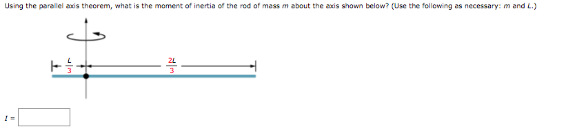 Solved Using the parallel axis theorem, what is the moment | Chegg.com