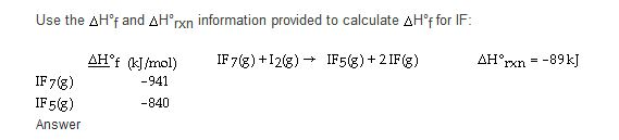 Solved Use the Delta H degree f and Delta H degree rxn | Chegg.com