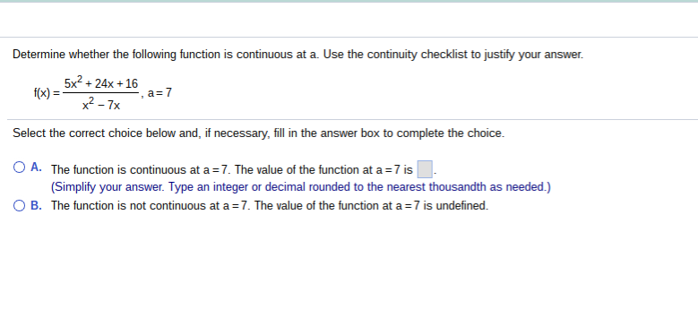 Solved Determine Whether The Following Function Is