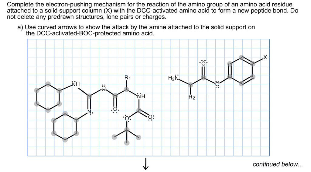 Solved Complete the electron-pushing mechanism for the | Chegg.com