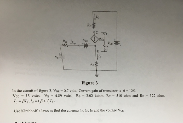 Solved Problem#3 Consider the circuit in figure 3 with a | Chegg.com
