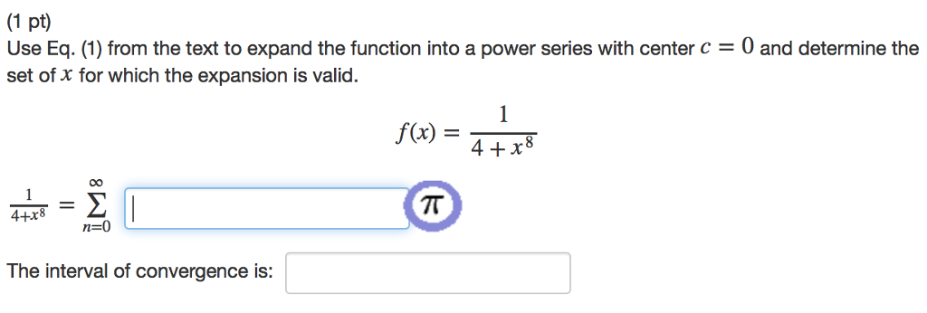 Solved (1 pt) Use Eq. (1) from the text to expand the | Chegg.com