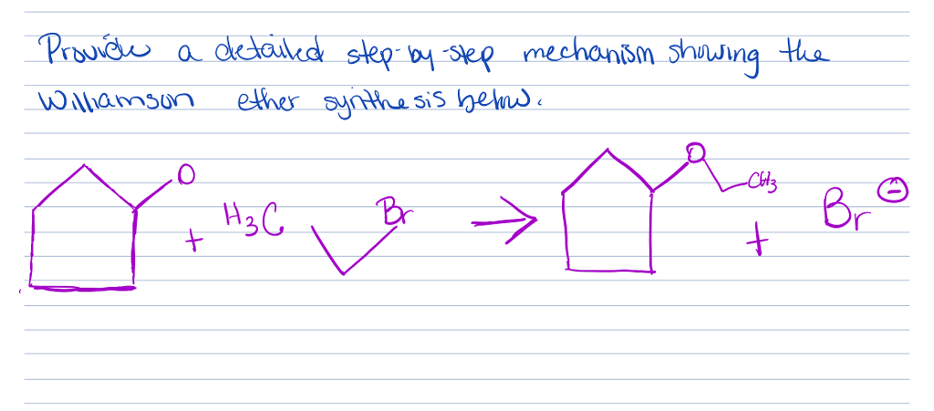 Solved Provide a detailed step by step mechanism showing the | Chegg.com