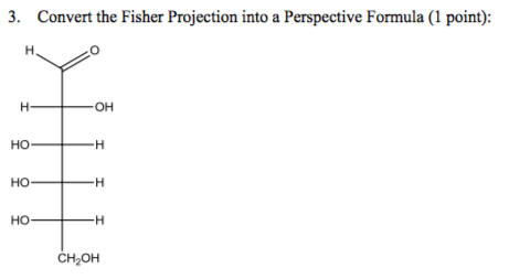 Solved 3. Convert the Fisher Projection into a Perspective | Chegg.com