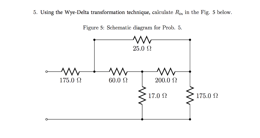 Solved Using the Wye-Delta transformation technique, | Chegg.com