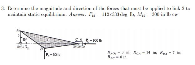 Solved Determine the magnitude and direction of the forces | Chegg.com