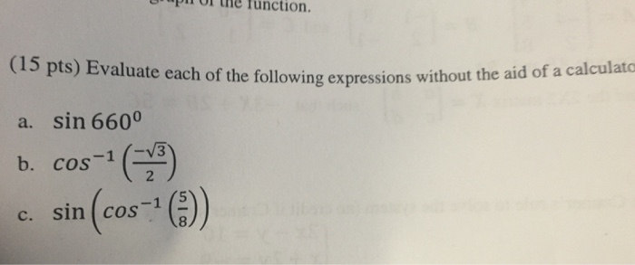 Solved Evaluate each of the following expressions without | Chegg.com