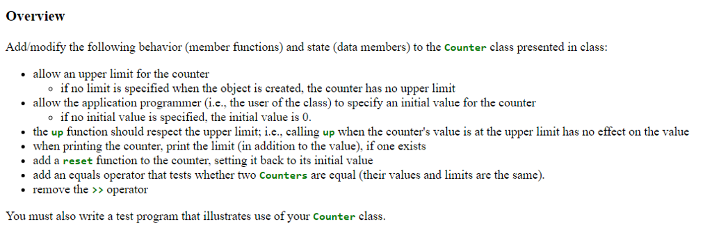 Solved The .h file is in bold and the .cpp file is non bold. | Chegg.com