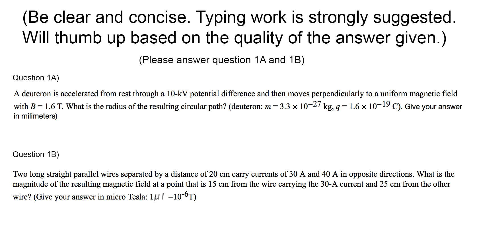 Solved (Be clear and concise. Typing work is strongly | Chegg.com