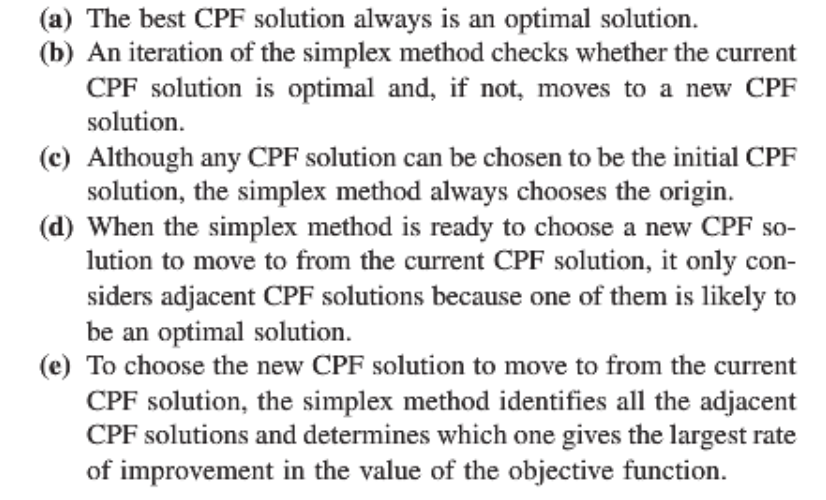 Solved (a) The best CPF solution always is an optimal | Chegg.com