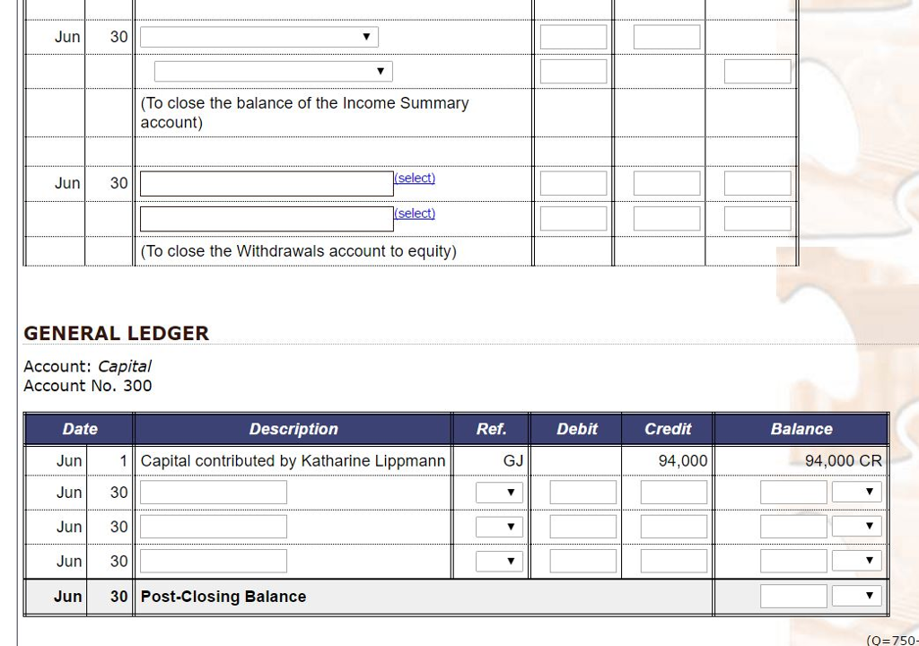 Solved Closing entries In this stage of the accounting | Chegg.com