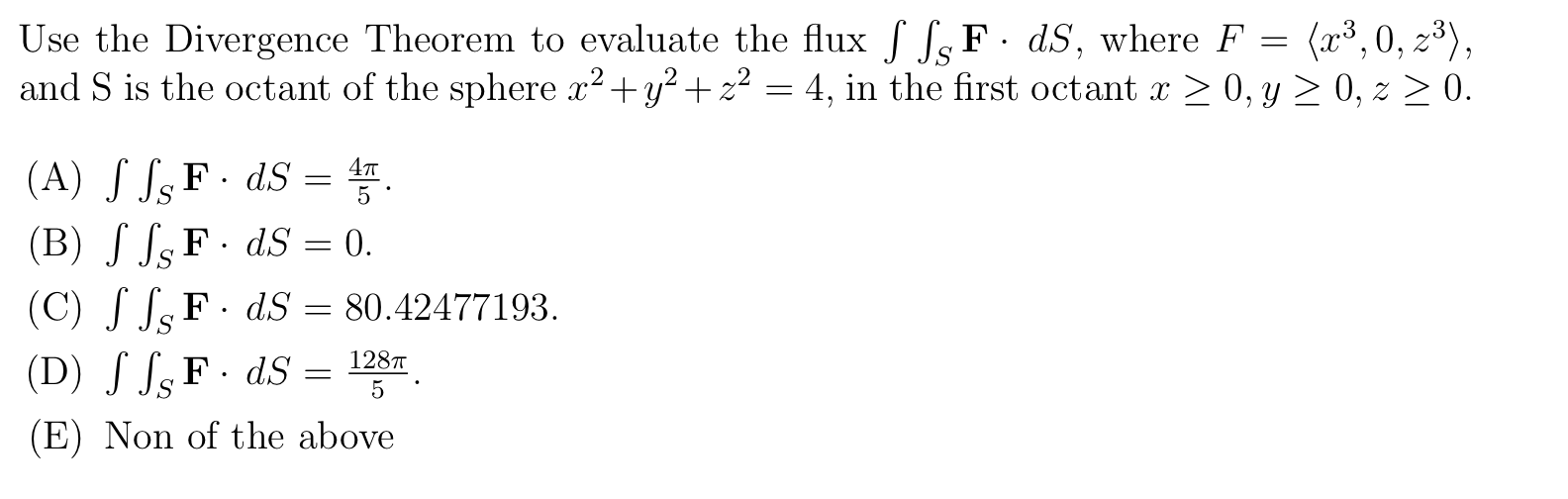 Solved Use the Divergence Theorem to evaluate the flux | Chegg.com