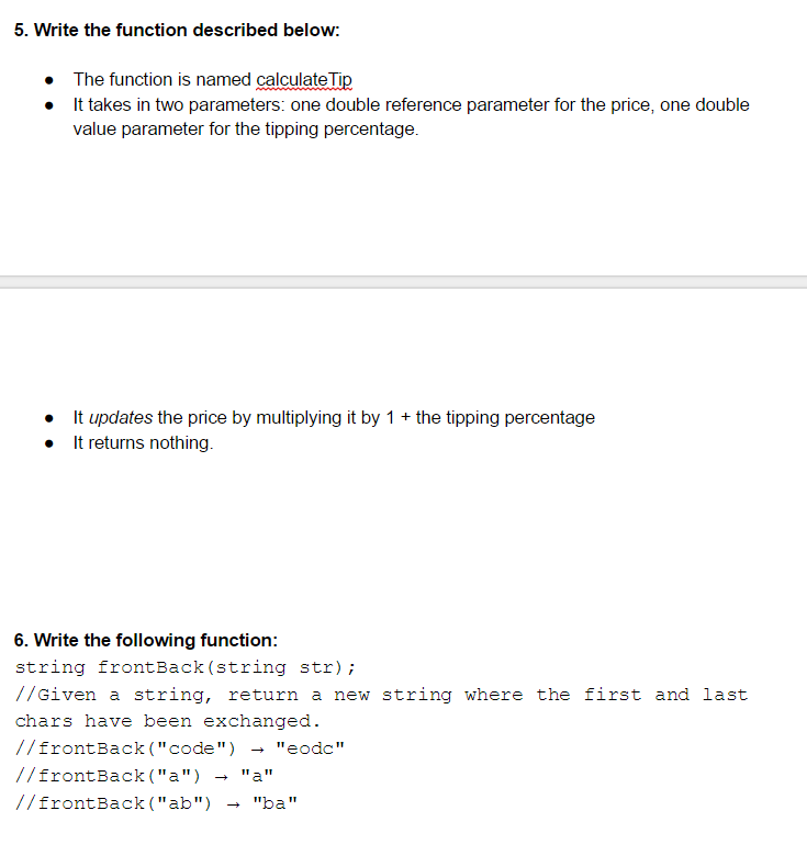 Solved 1. Which of the following is a correct function call | Chegg.com