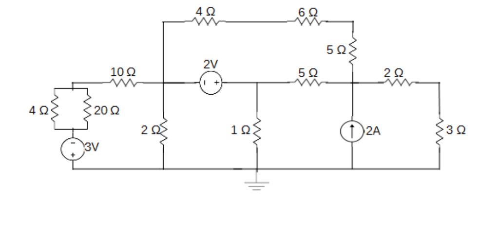 Solved Find all currents of the following circuit using any | Chegg.com