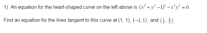 Solved An equation for the heart-shaped curve on the left | Chegg.com