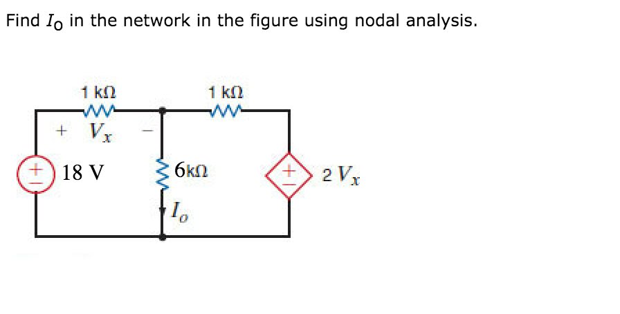 Solved Find Io in the network in the figure using | Chegg.com