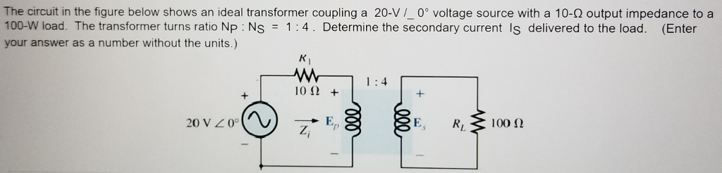 Solved The circuit in the figure below shows an ideal | Chegg.com