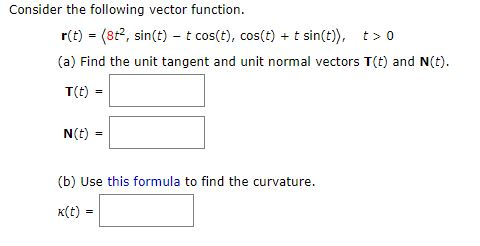 Solved Find the curvature of r(t) (5t, t2, t3) at the point | Chegg.com