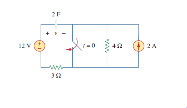 Solved Calculate the voltage across the capacitor and the | Chegg.com