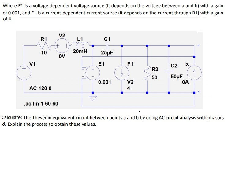 Solved Where E1 is a voltage-dependent voltage source (it | Chegg.com