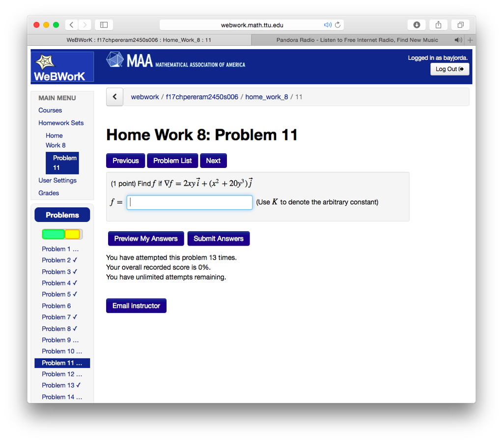 Solved webwork.math.ttu.edu 0山 0 WeBWork: | Chegg.com