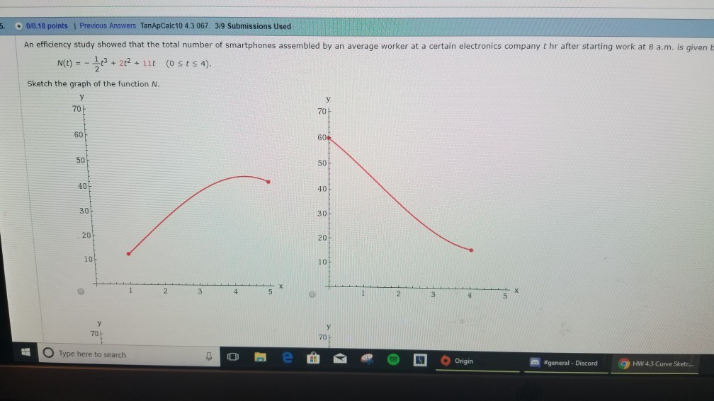 Solved 5. 0/0.18 points I Previous Answers TanApCalc10 | Chegg.com