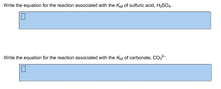 Solved Write the equation for the reaction associated with | Chegg.com