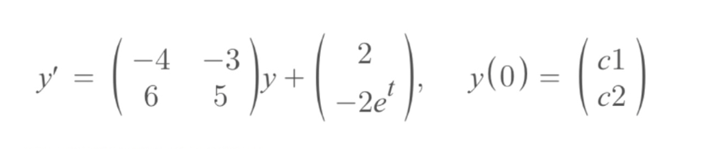 Solved Use the laplace method to solve the following Use | Chegg.com