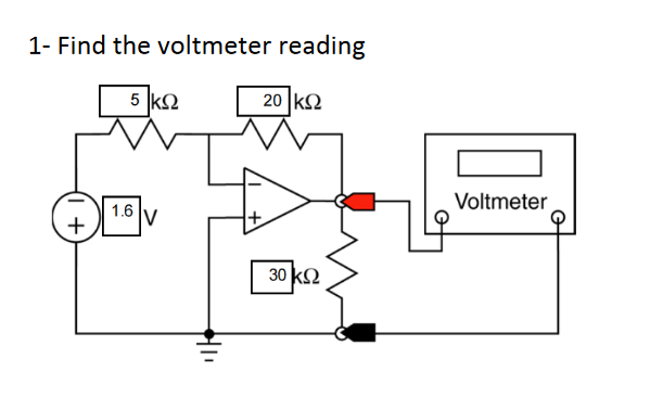 Solved Find the voltmeter reading | Chegg.com
