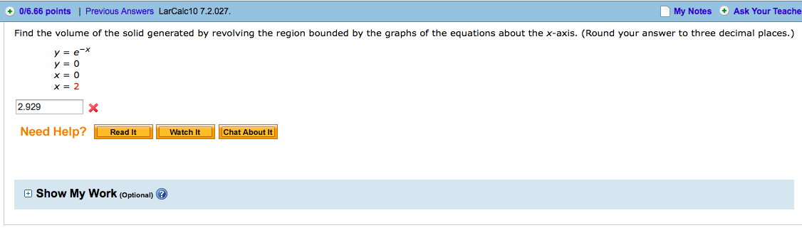 Solved Calculus Problems Chegg