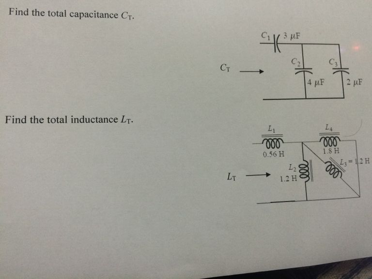 Solved Find the total capacitance CT.Find the total | Chegg.com