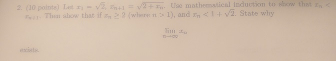 Solved Hi, these are Advanced Calculus proofs. Ideally I | Chegg.com