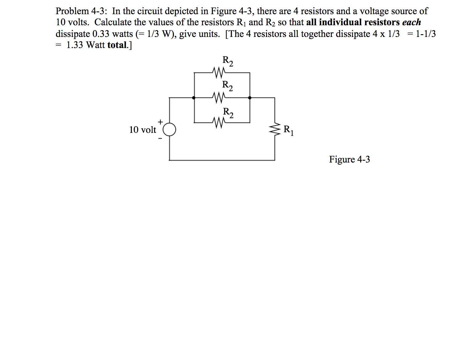 Solved 60 ohm and Problem 4-1: Calculate the total power | Chegg.com