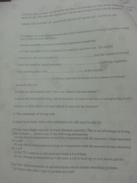 Solved 4 How substances get in and out of cells 1 Containers | Chegg.com