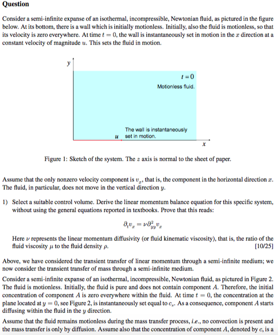 Question Consider a semi-infinite expanse of an | Chegg.com