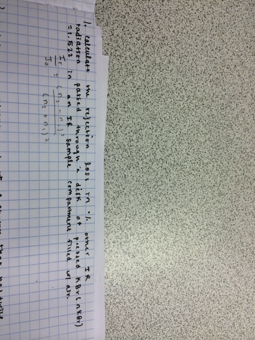 Calculate the rejection loss in % other IR radiation | Chegg.com
