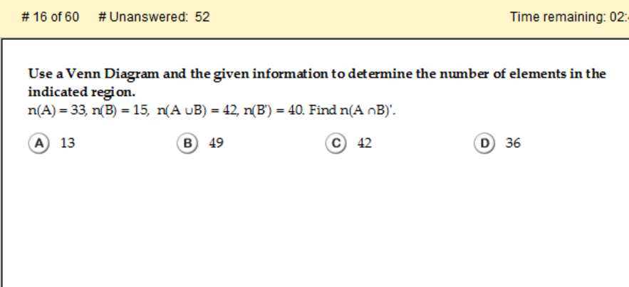 Solved Use a Venn Diagram and the given information to | Chegg.com