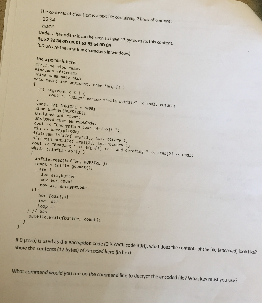 6. (6 points) In the following C++ program | Chegg.com