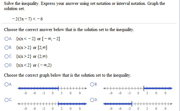 Solved Solve the inequality. Express your answer using set | Chegg.com Solved Solve the inequality. Express your answer using set | Chegg.com