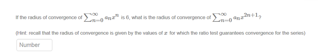 Solved If the radius of convergence of sigma^infinity_n = 0 | Chegg.com