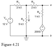 Solved What is the Thévenin equivalent voltage Vth across a | Chegg.com