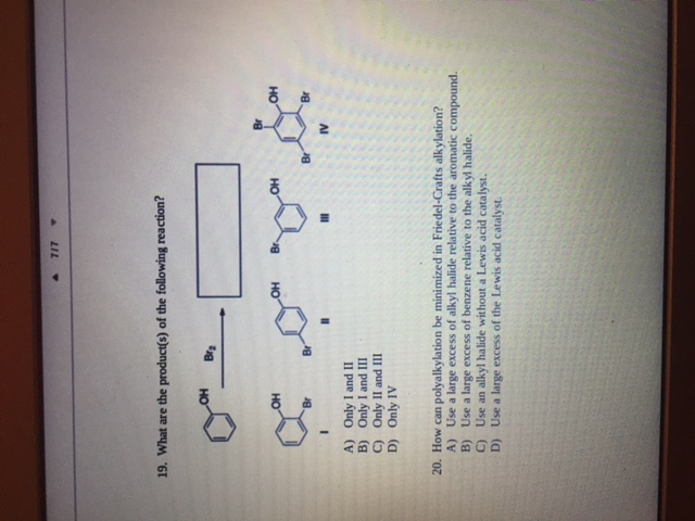 Solved What are the produce(s) of the following reaction? | Chegg.com