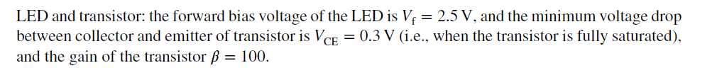 Solved 5. Determine the minimum voltage at the base of the | Chegg.com