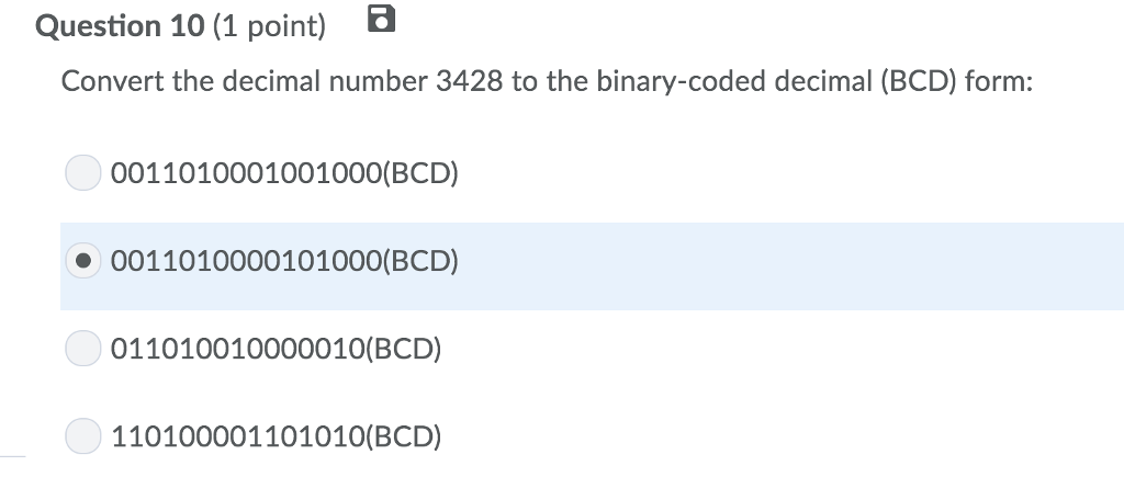 Solved Question 1 (1 point) Two's complement can be used to | Chegg.com