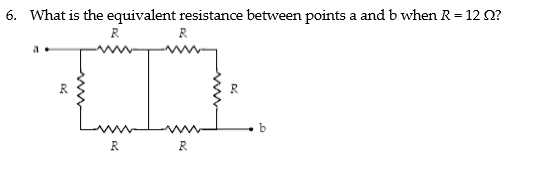 Solved: What Is The Equivalent Resistance Between Points A... | Chegg.com